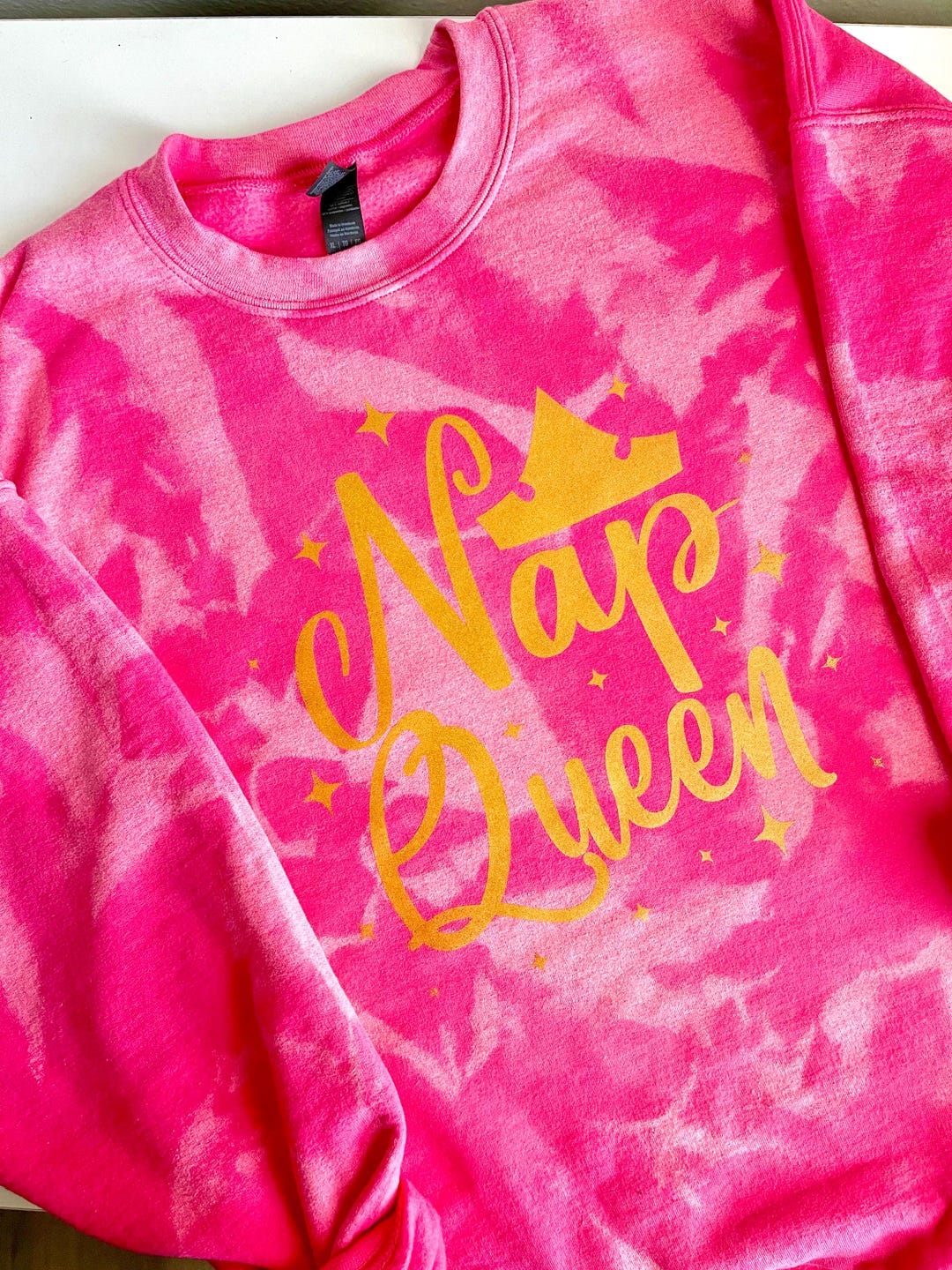 Hand-dyed Nap Queen Crewneck Sweatshirt: Princess Aurora Sleeping ...