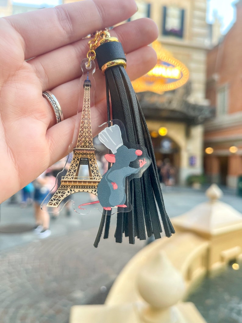 Remi in Paris Ratatouille Keyring Acrylic Keychain Disney - Etsy