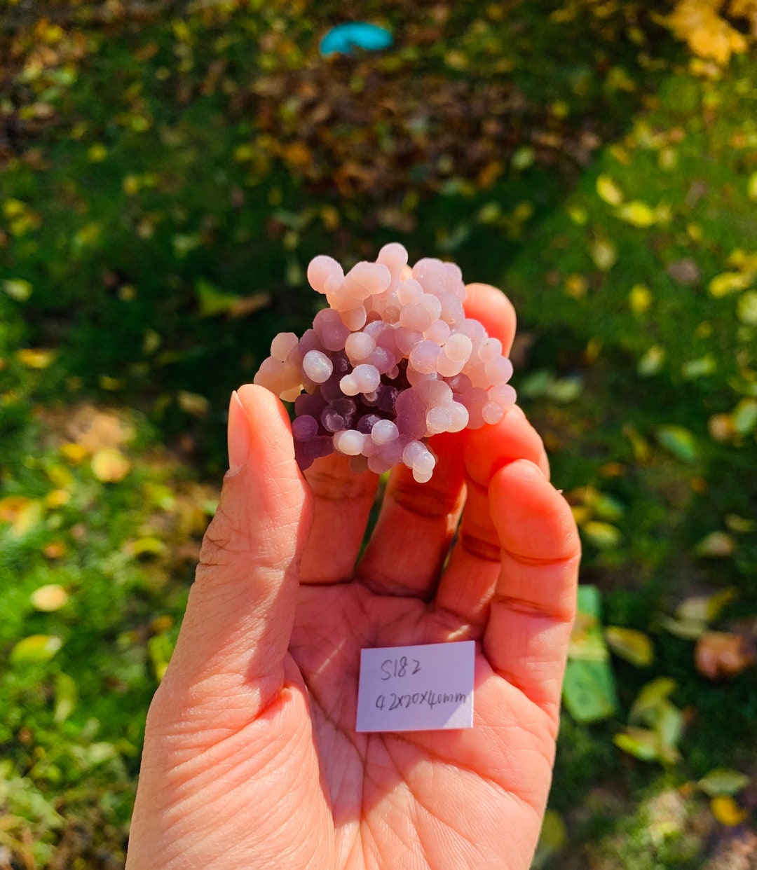 Huge and Sparkling Purple Grape Agate, Grape Agate, Purple Gem Gift ...