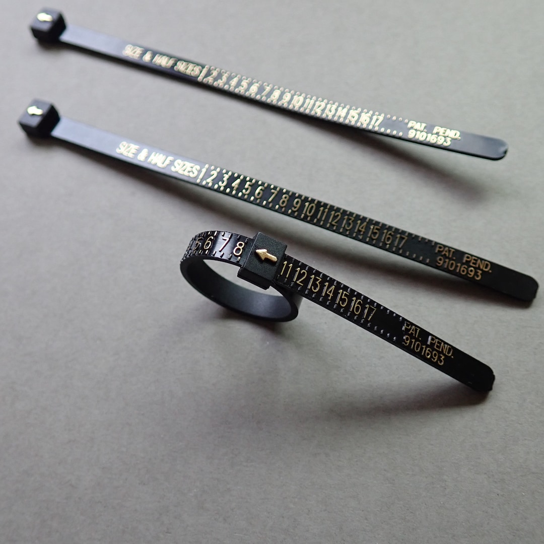 Ring Sizer, Ring Sizing Tool, Plastic Ring Sizer, Ring Gauge, UK Ring ...