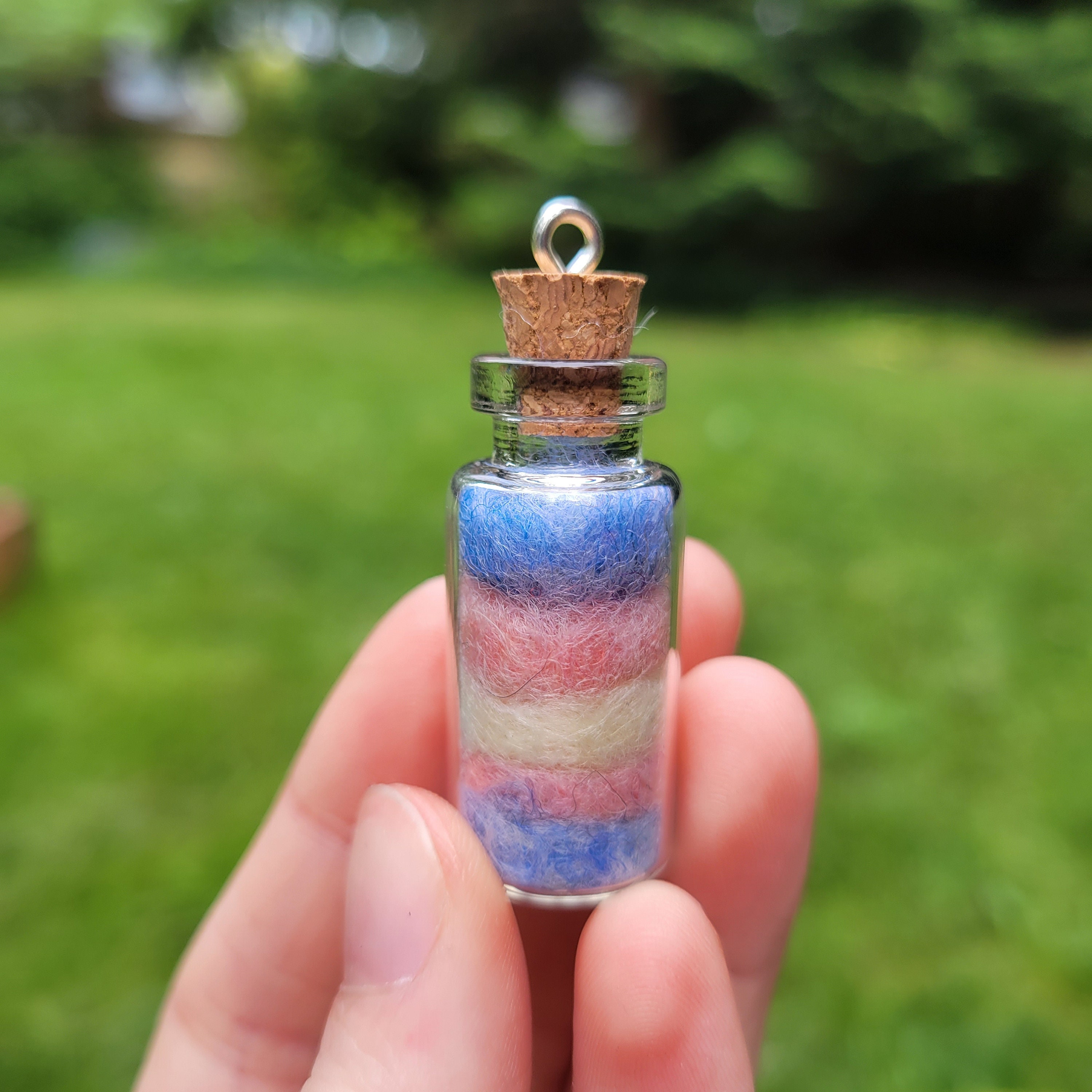 Pride Keychains | Pride Bottle Keychains | Wool Felt Pride Bottles ...