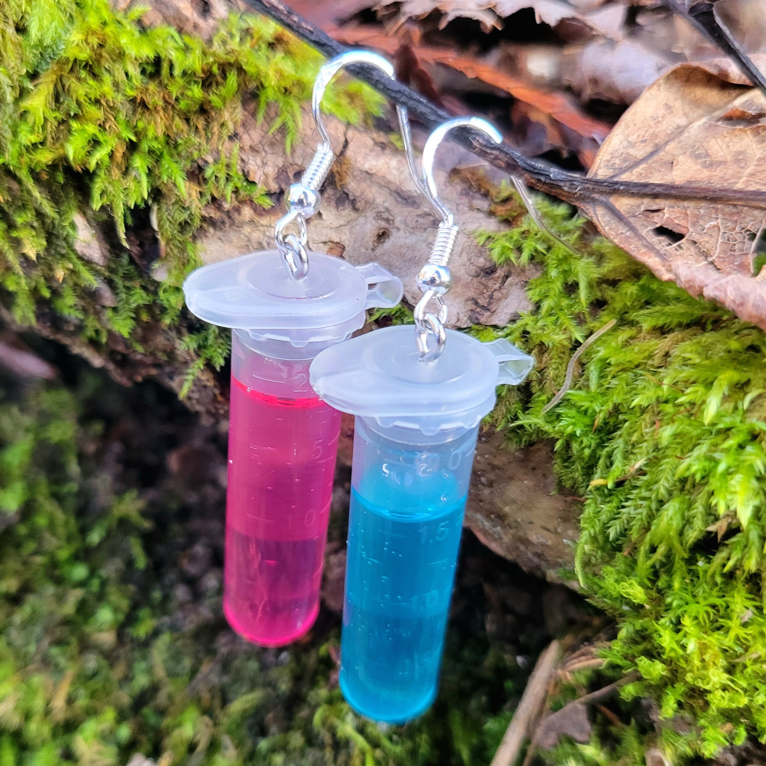 Test Tube Earrings | Centrifuge Tube Earrings | Science Earrings ...