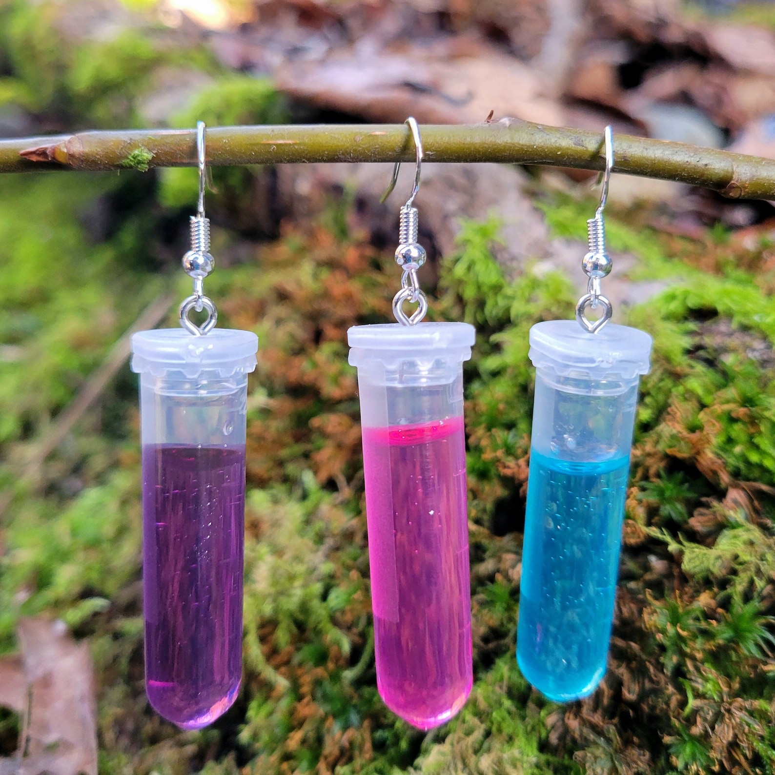 Test Tube Earrings | Centrifuge Tube Earrings | Science Earrings ...