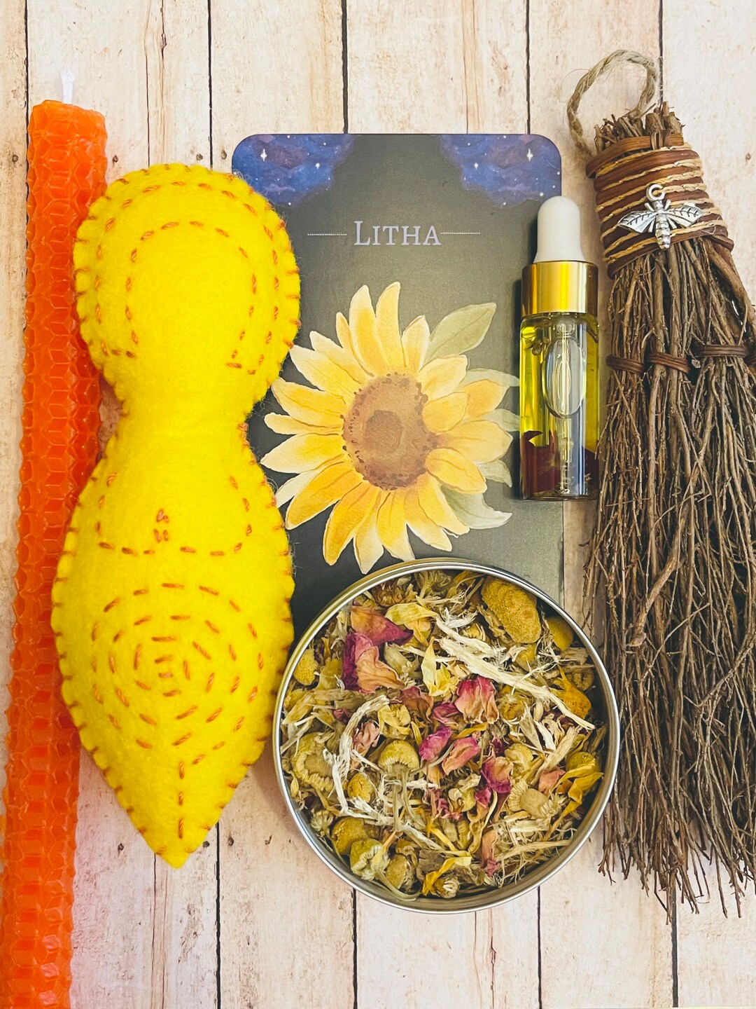 Litha Celebration Set Witchy Gift Summer Solstice Sabbat - Etsy