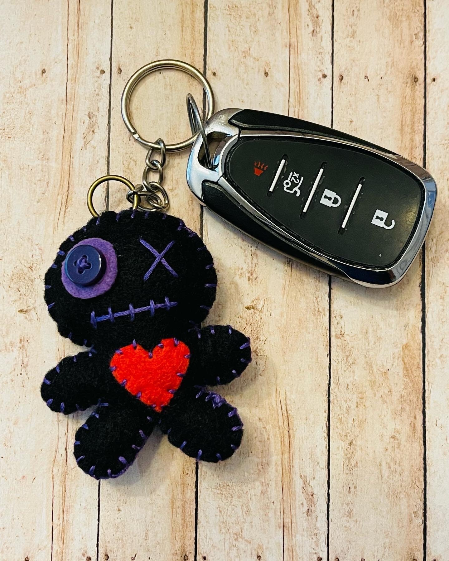 Key Chain, Zipper Charm, Key Charm, Voodoo Doll Key Chain, Voodoo Doll ...
