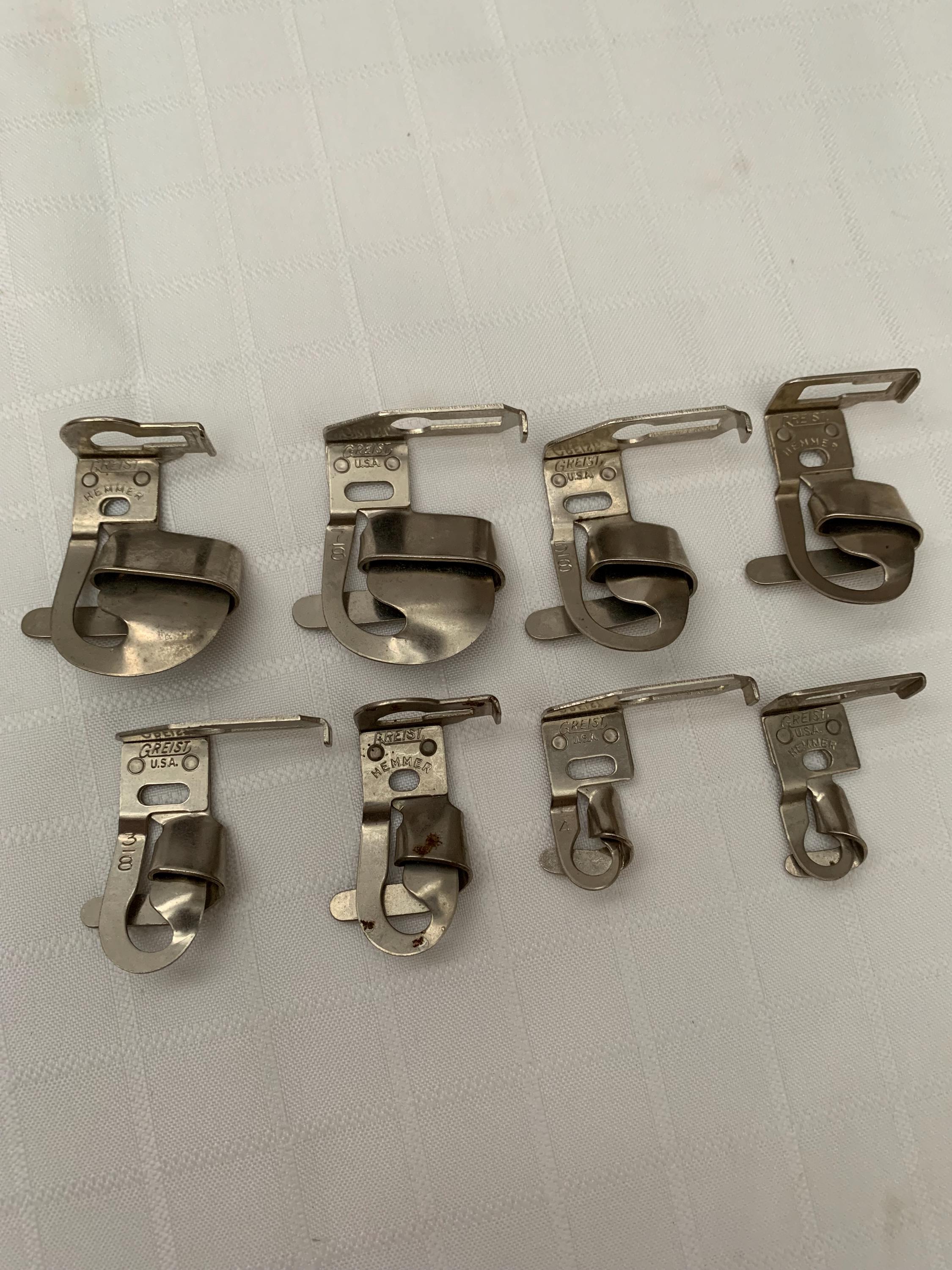 Vintage Greist Sewing Machine Buttonholer, Ruffler, Hemmer, Binder ...