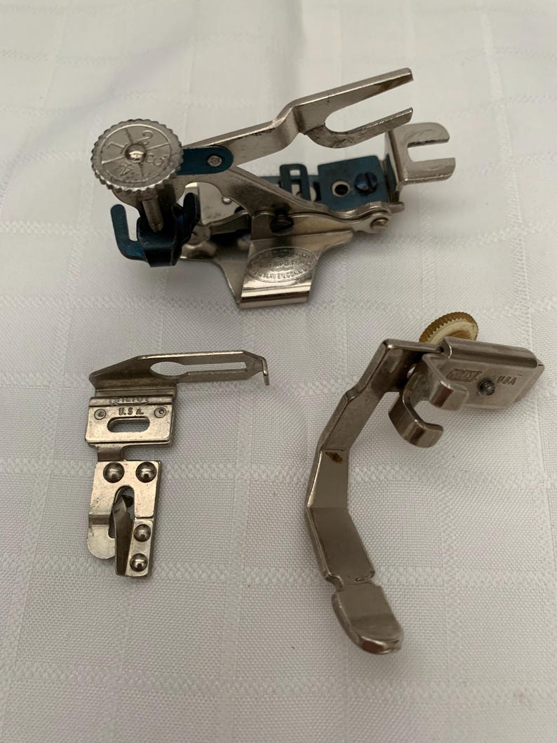 Vintage Greist Sewing Machine Buttonholer, Ruffler, Hemmer, Binder ...