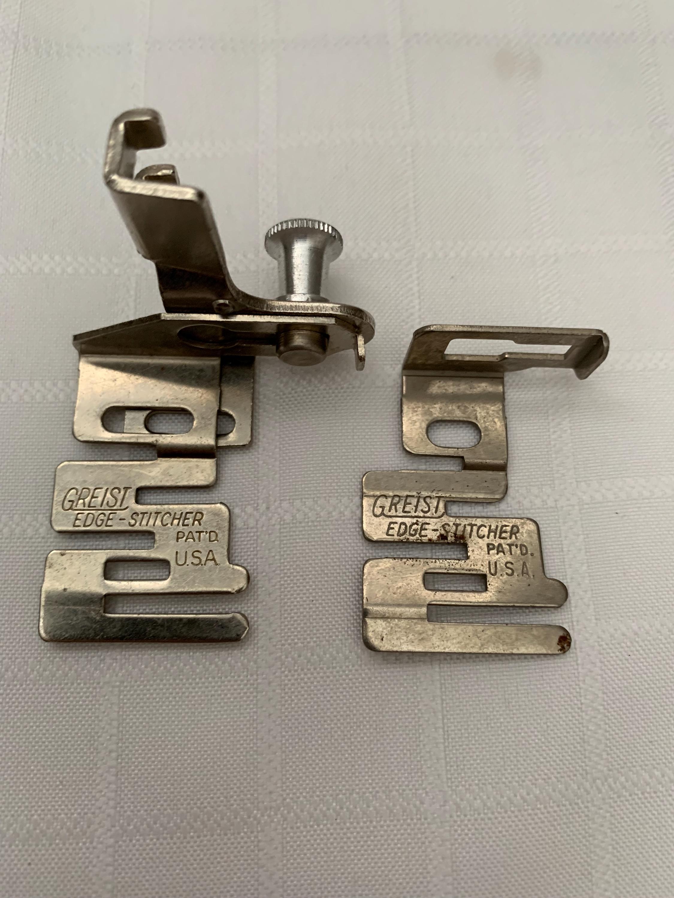 Vintage Greist Sewing Machine Buttonholer, Ruffler, Hemmer, Binder ...