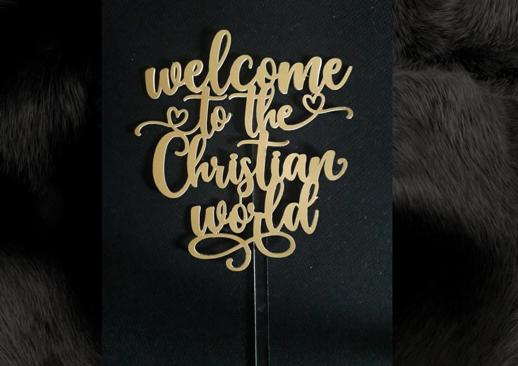 Welcome to the Christian World Cake Topper SVG - Etsy Singapore