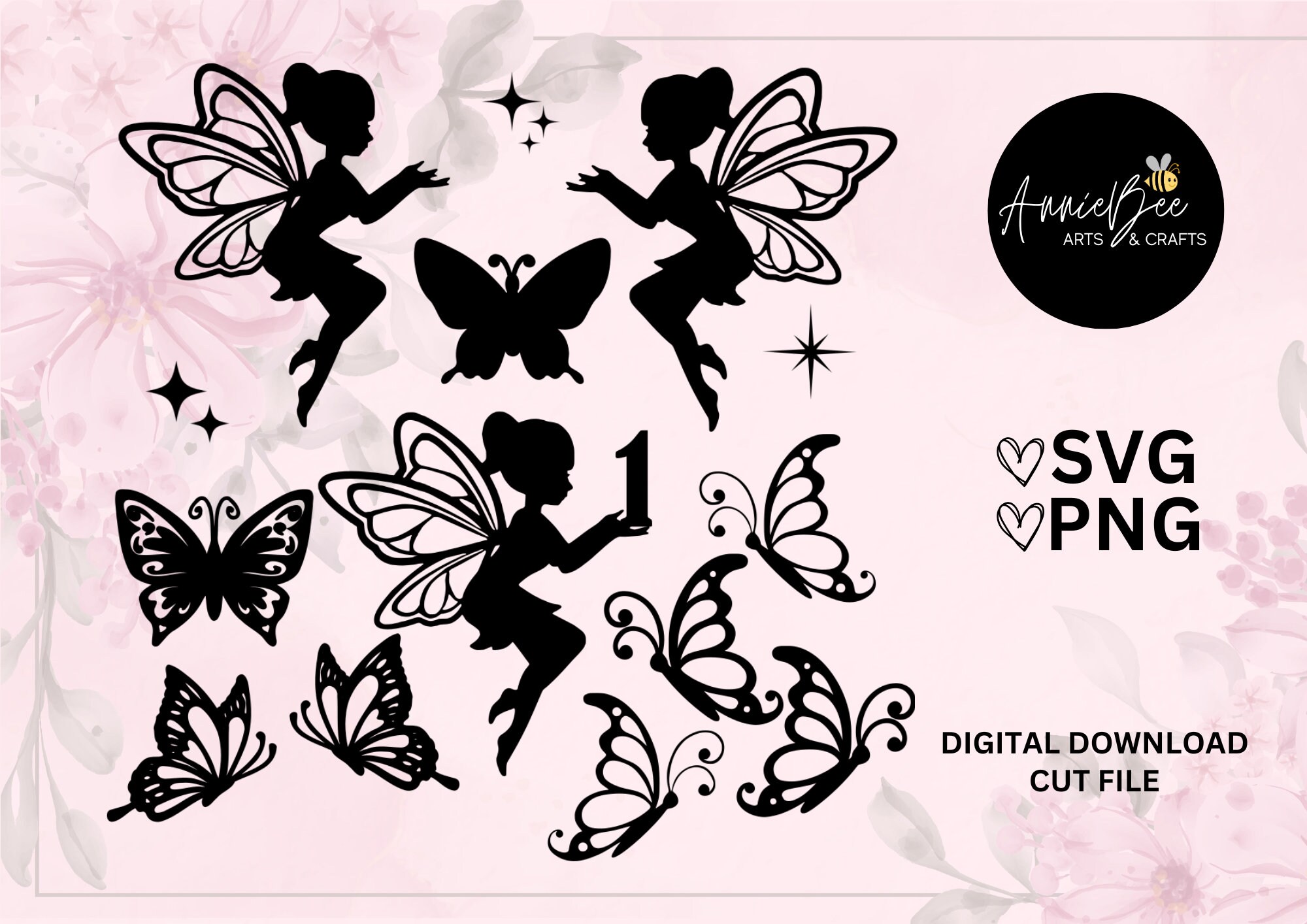 Fairy SVG, 1 Year Old Fairy SVG Bundle - Etsy