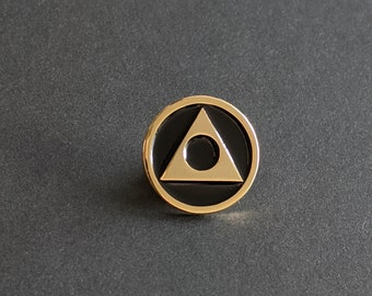 Green Triangle Pin - Etsy