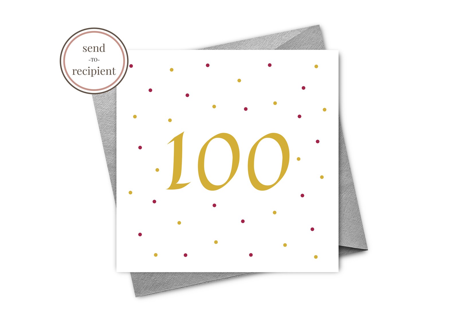 100th Birthday Card Milestone Birthday Card Age Birthday | Etsy UK