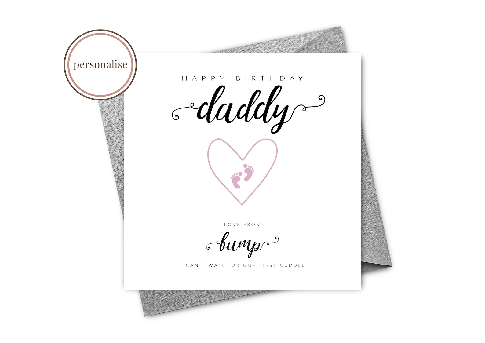 Happy Birthday From the Bump Card Birthday Card From the - Etsy