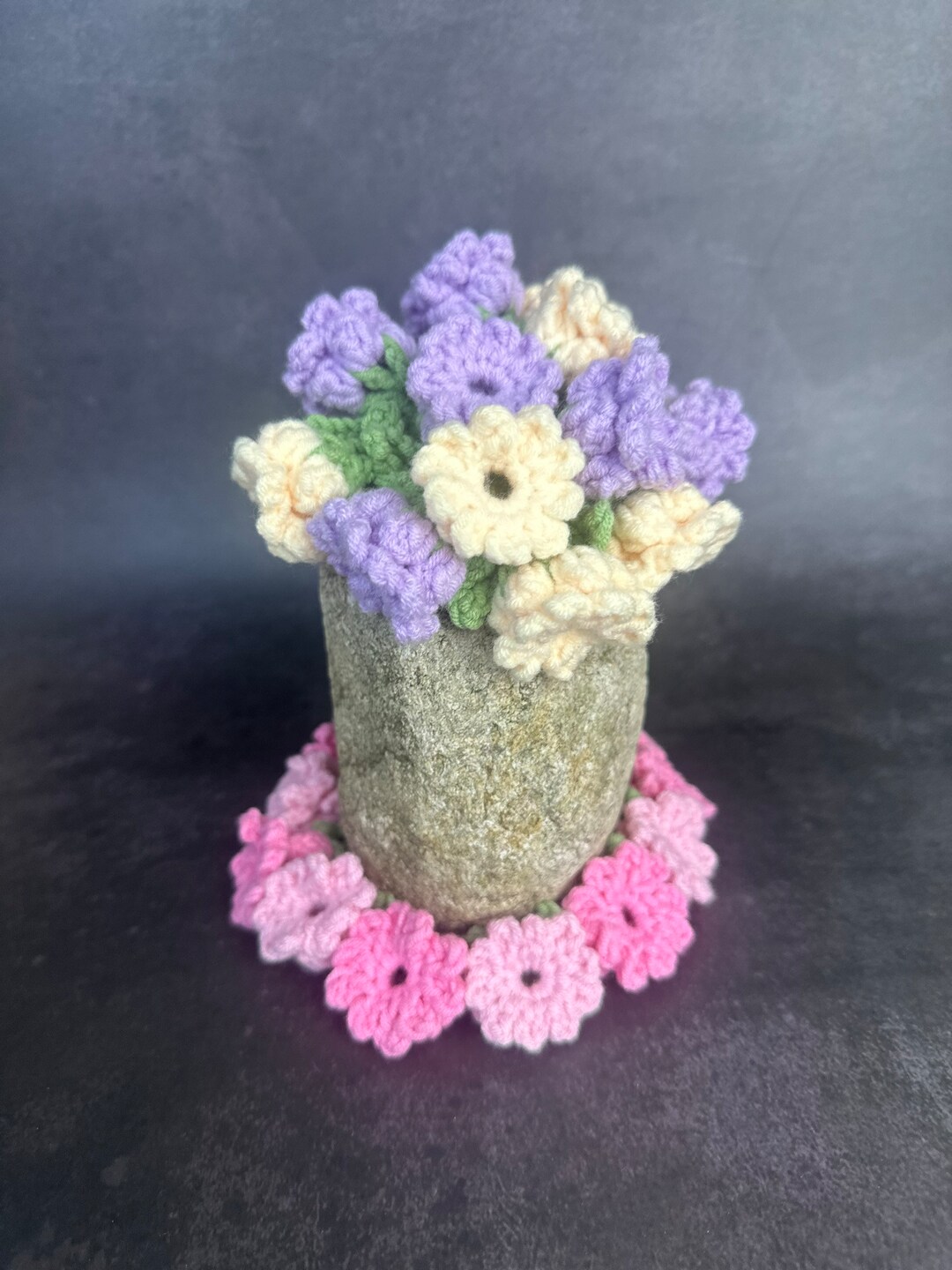 Handmade Rock Vase | Handcrafted Stone Vase | Natural Rock Vase | River ...