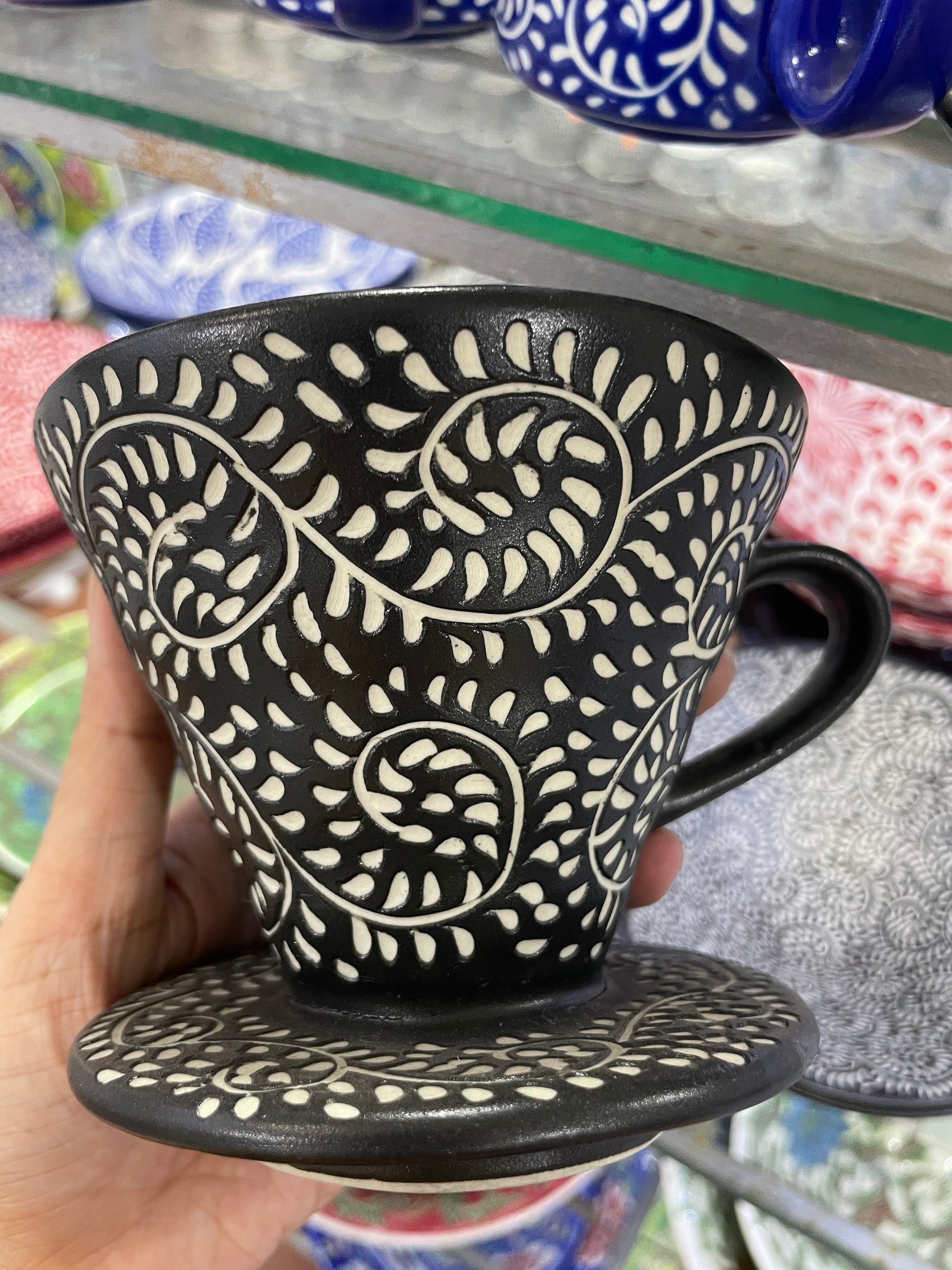 Ceramic Coffee Pour Over Coffee Filter / Ceramic Coffee Dripper Pour ...