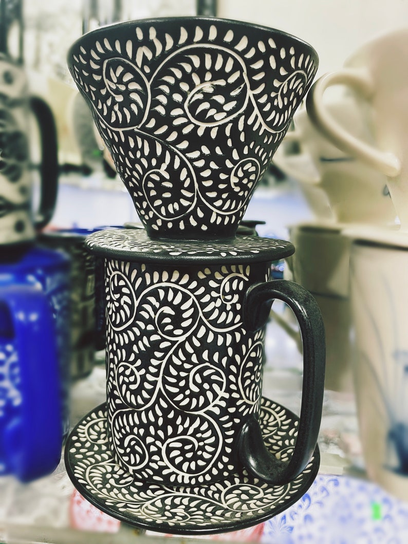 Ceramic Coffee Pour Over Coffee Filter / Ceramic Coffee Dripper Pour ...
