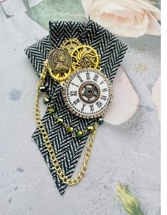 Steampunk Brooch Steampunk Fashion Handmade Jewelry - Etsy