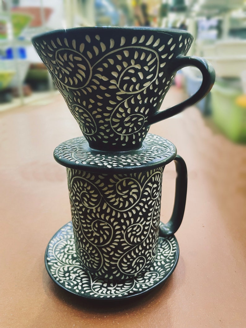 Ceramic Coffee Pour Over Coffee Filter / Ceramic Coffee Dripper Pour ...