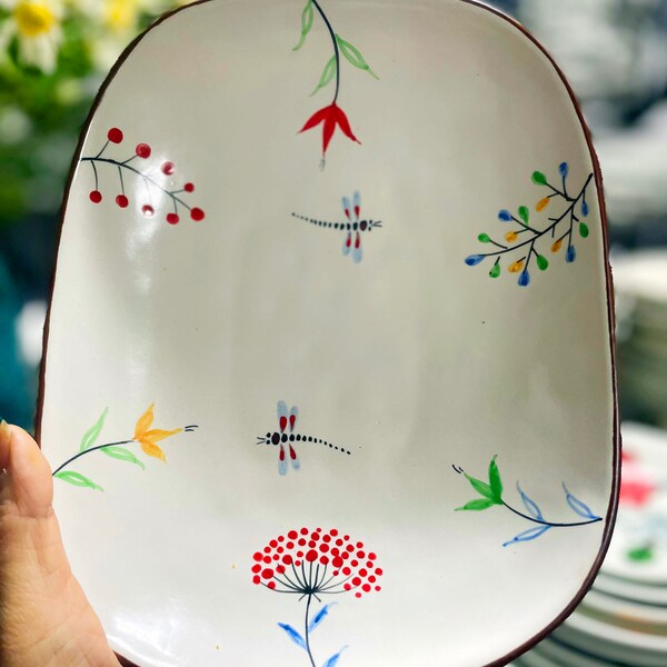 Hand Painted Plate - Etsy