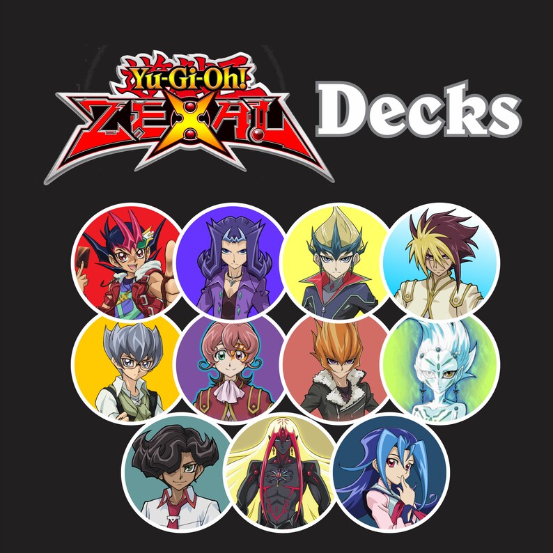 Zexal Decks: Yuma, Reginald, Kite, Vector, Dom, Quattro, Dumon, Trey ...