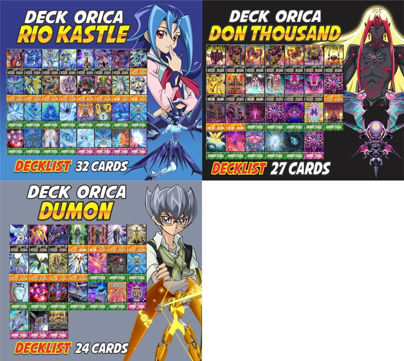 Zexal Decks: Yuma, Reginald, Kite, Vector, Dom, Quattro, Dumon, Trey ...