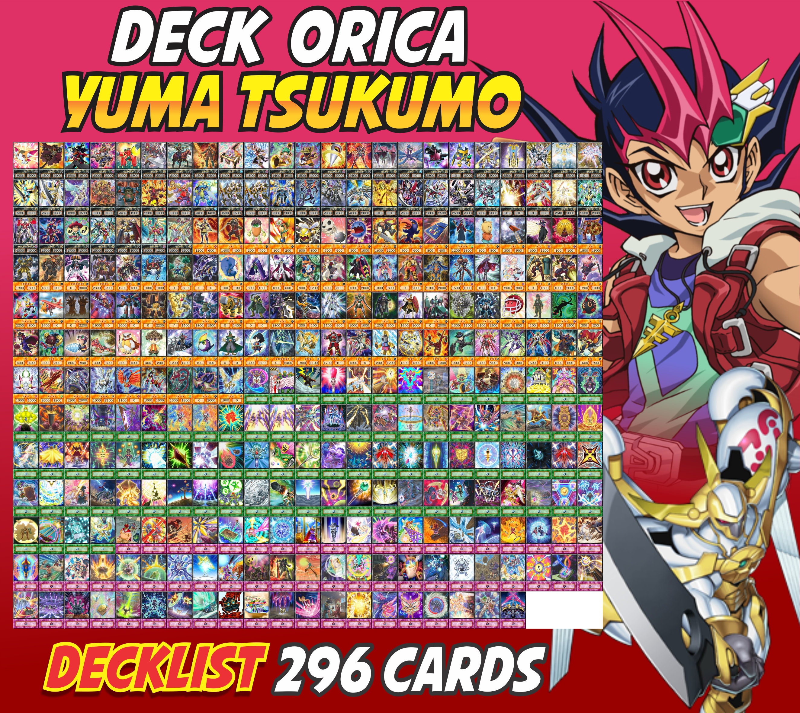 Decks Zexal: Yuma, Reginald, Kite Tenjo, Vector, Dom, Quattro, Dumon ...