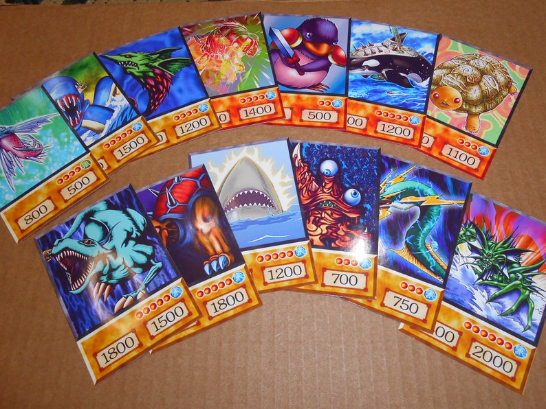 Mako Tsunami Deck Anime (140 Cards +27 Rare) Playmat & Deckbox Ygo - Etsy