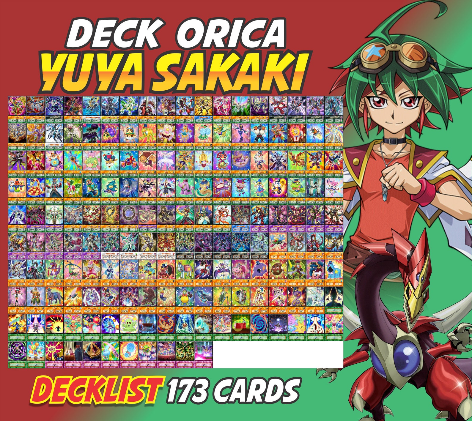 Arc-v Decks: Yuya, Declan, Yuto, Sylvio, Sora, Yugo, Yuri, Celina, Zuzu ...