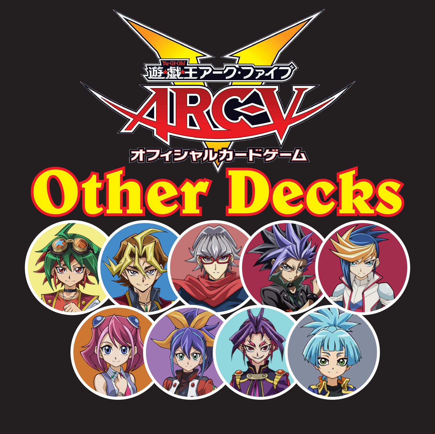 Decks Arc-v: Yuya Sakaki Declan Akaba Yuto Sylvio - Etsy Canada