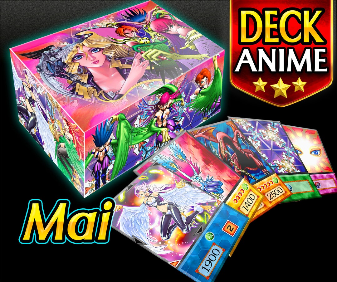 Mai Valentine Deck Anime (140 Cards +18 Rare) Playmat & Deckbox - Etsy