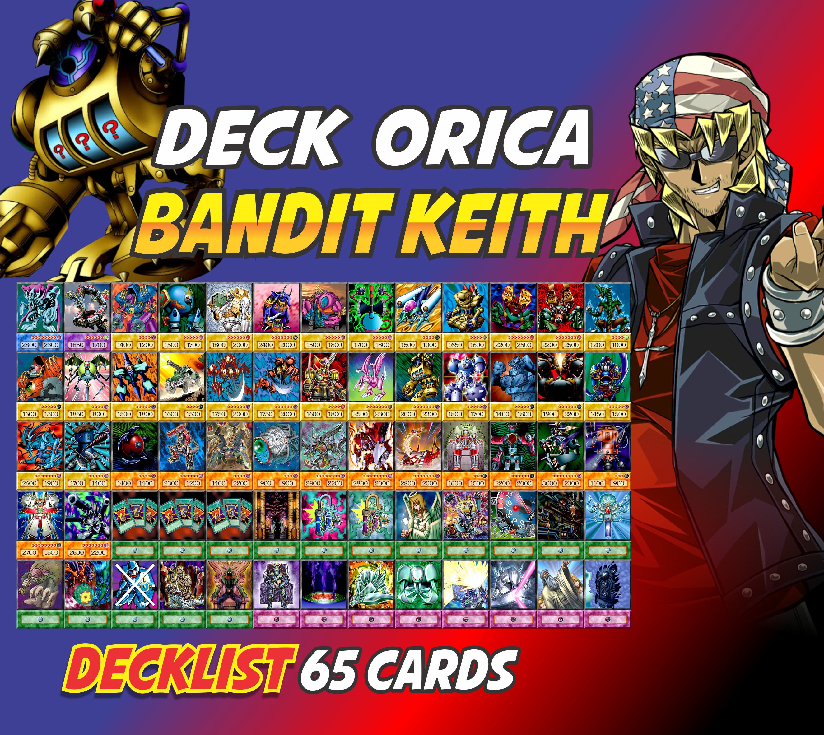 Bandit Keith 65 Cards Deck Anime Orica - Etsy Ireland
