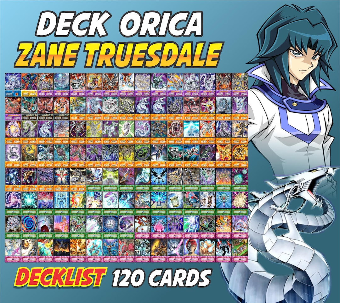 Zane Truesdale Deck Anime 120 Cards - Etsy