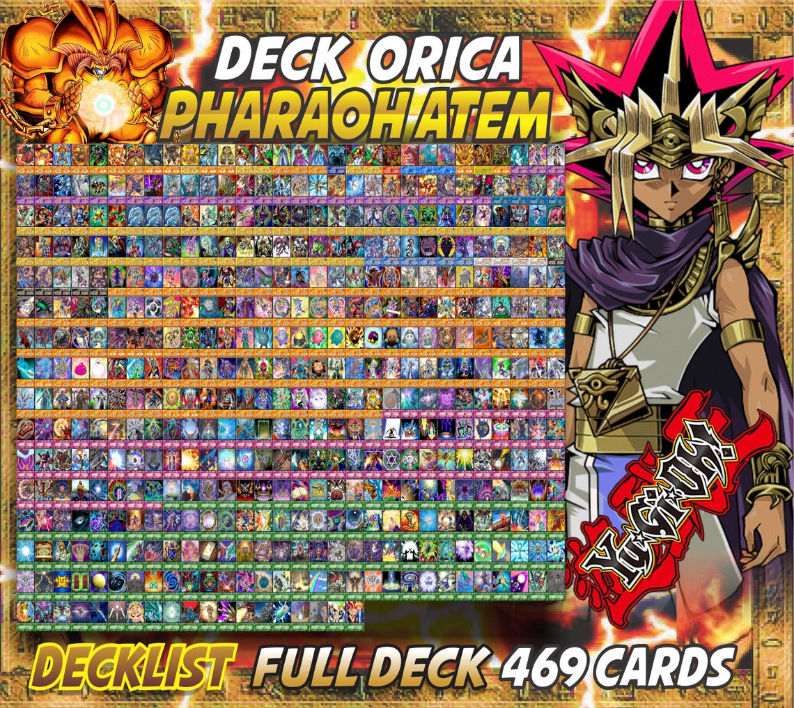 Faraón Atem Yugi Deck 469 cartas Anime Orica Yugioh Cartas | Etsy