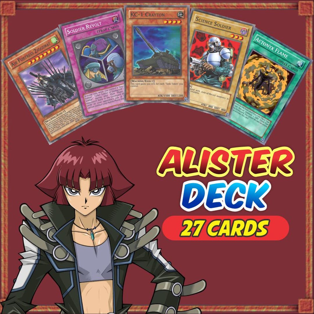 Alister Deck 26 Cards Anime or TCG Only Cards - Etsy