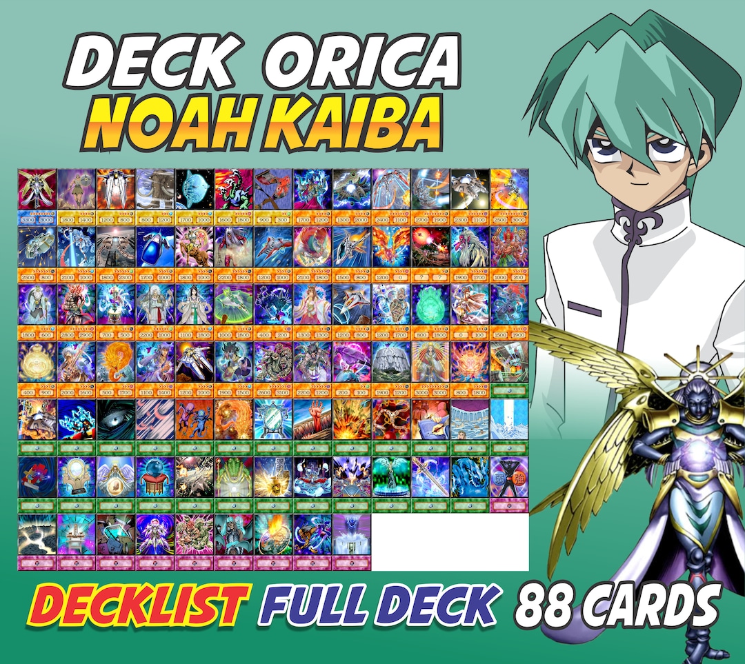 Noah Kaiba 88 Karten Deck Anime Orica Yugioh - Etsy.de