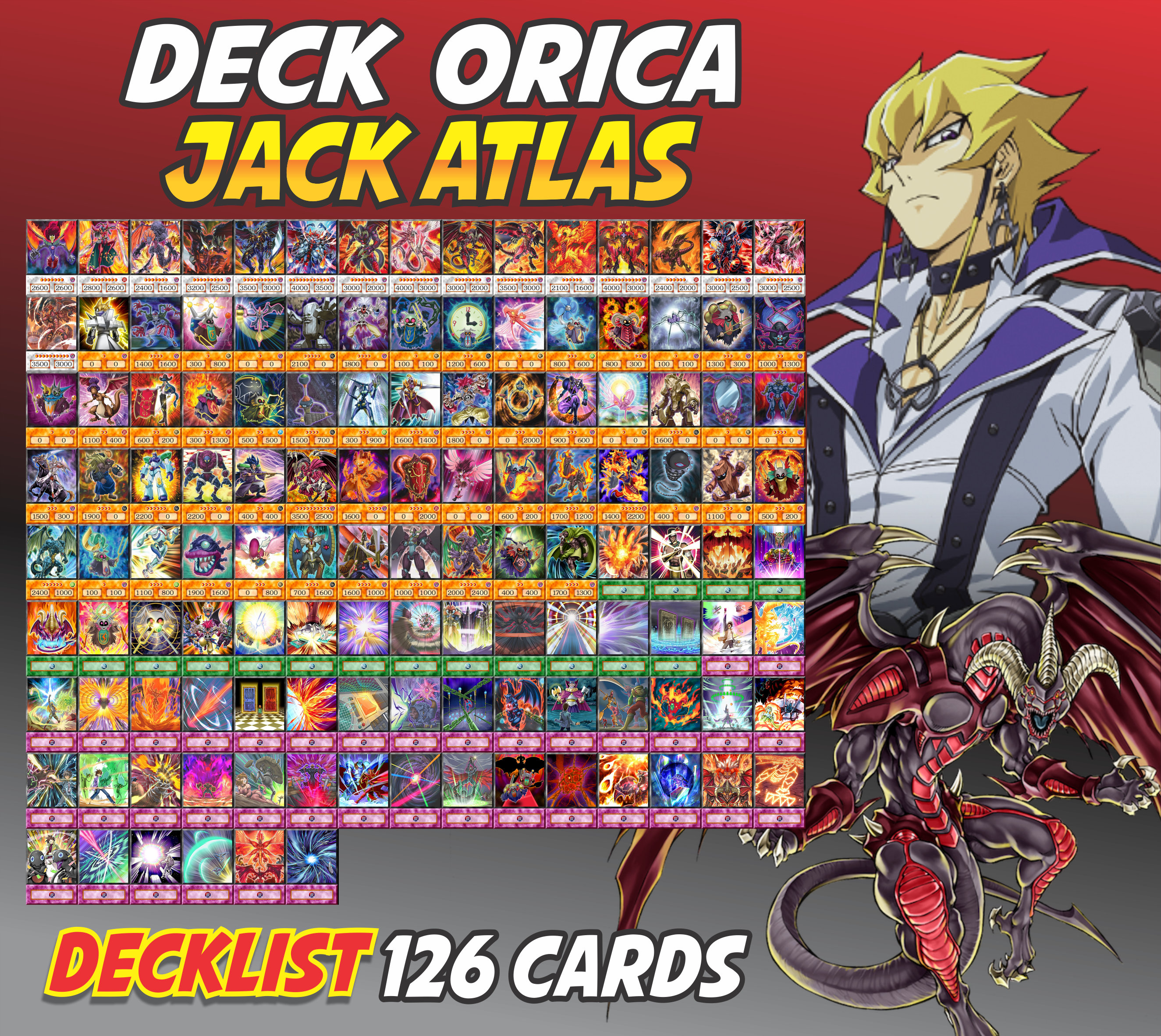 Yugioh 5ds Jack Atlas Deck