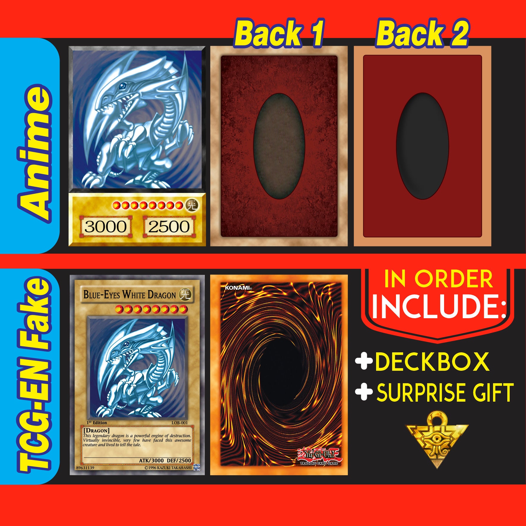 Bandit Keith 100 Cards Deck Anime Orica Deckbox Gift - Etsy