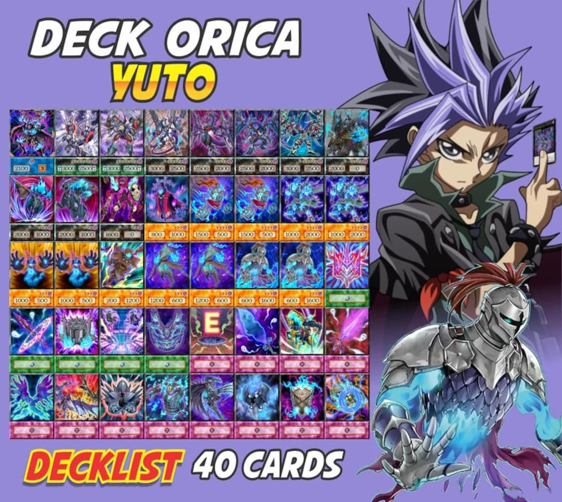 Decks Arc-v: Yuya Sakaki, Declan Akaba, Yuto, Sylvio Sawatari, Sora ...