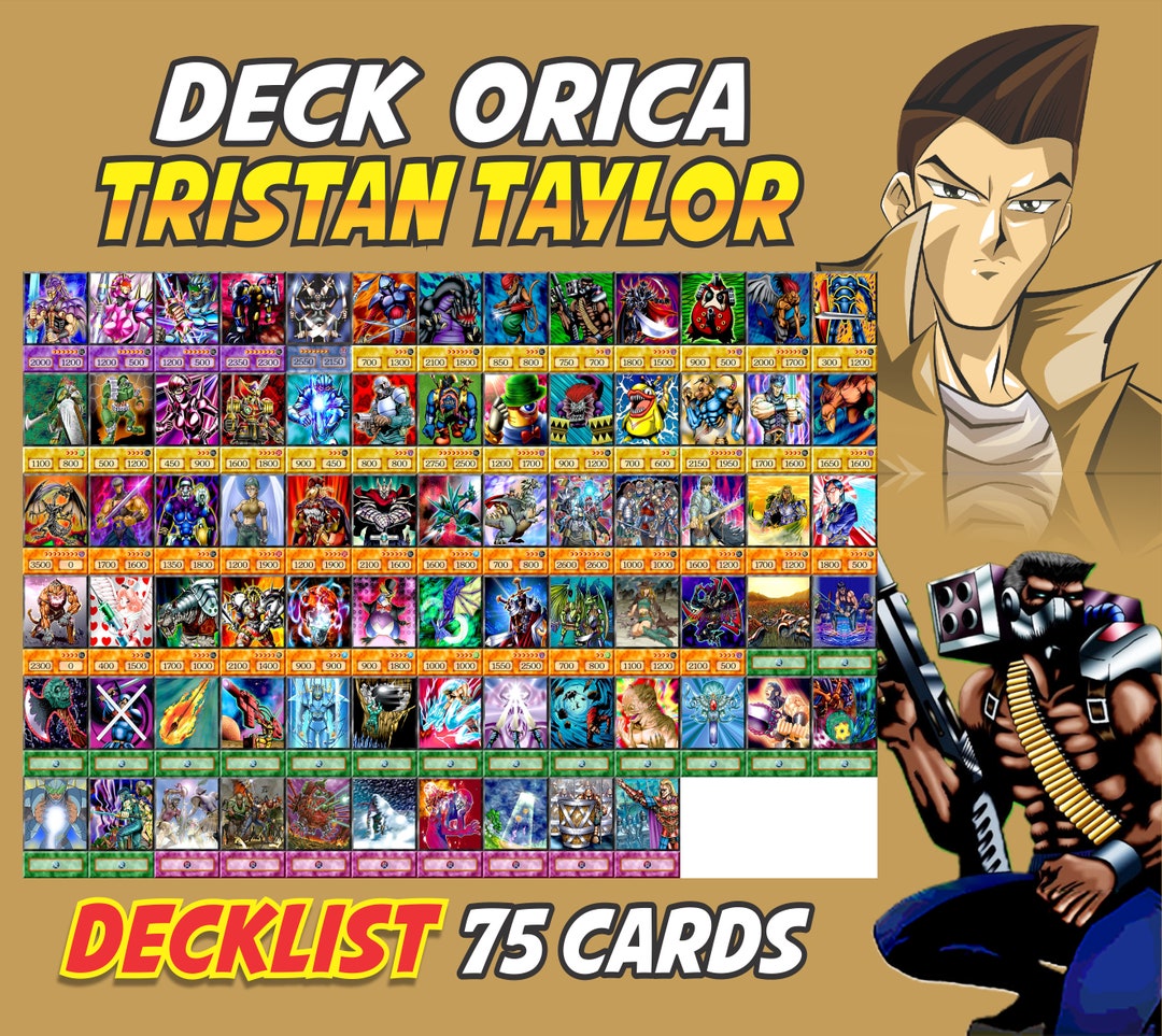 Tristan Taylor 75 Cards Deck Anime Orica Yugioh - Etsy UK