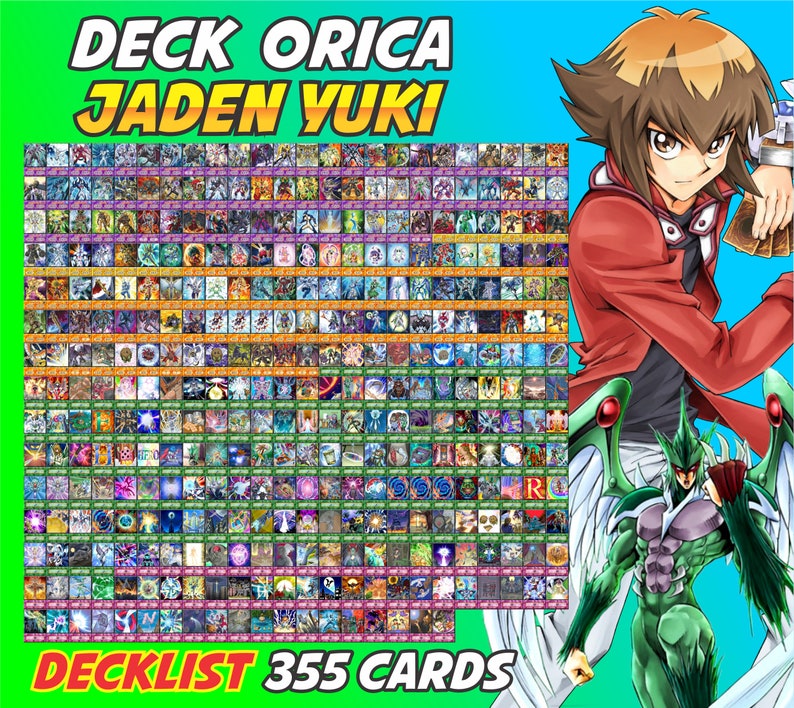 Jaden Yuki Deck Anime 350 Cardsdeckbox9 Cards Holographic Elemental ...