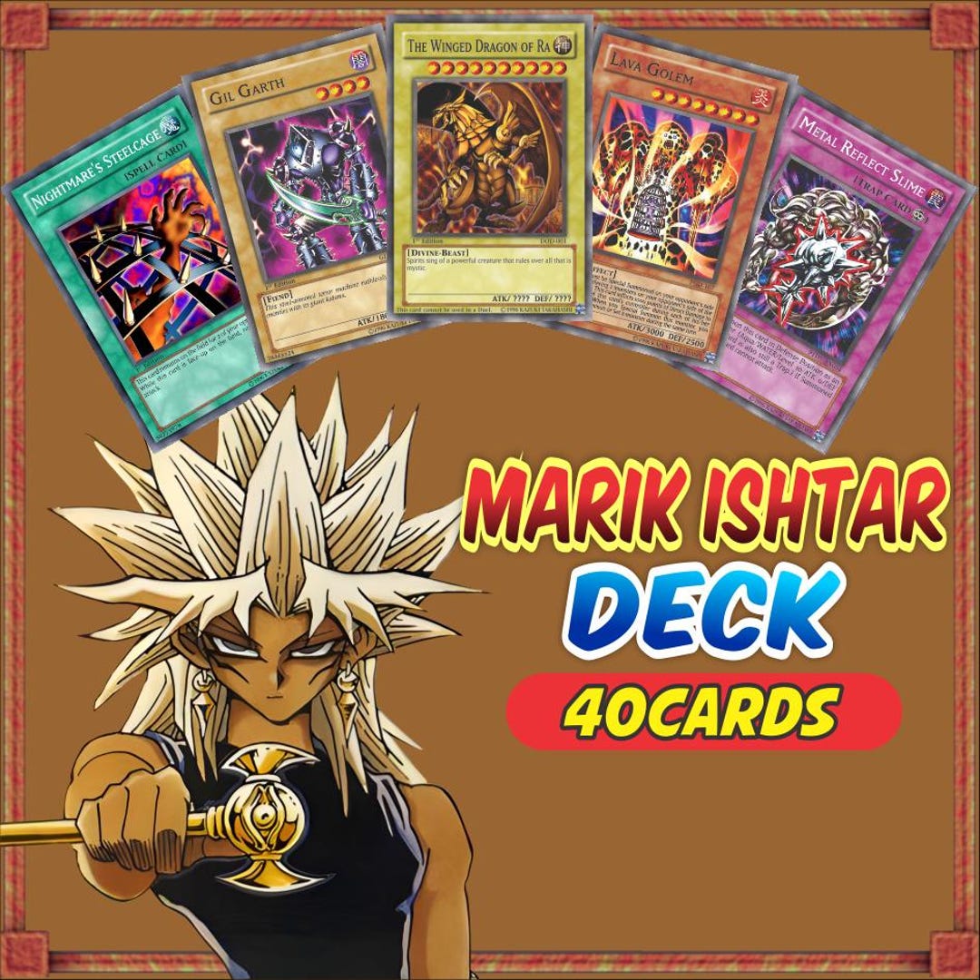 Marik Ishtar Deck 40 Cards Anime or TCG Only Cards - Etsy