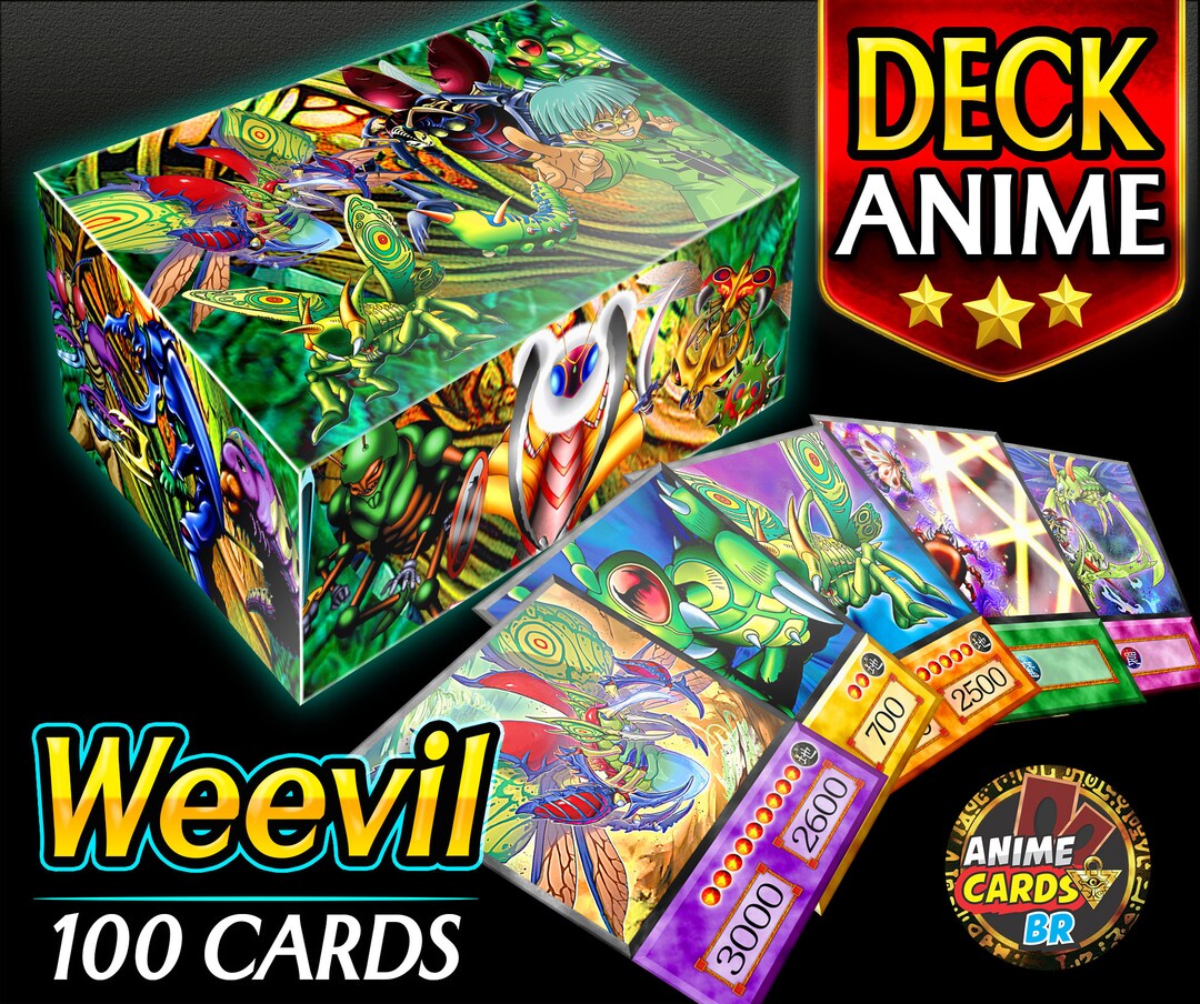 Weevil Underwood 100 Cards Deck Anime Deckbox Virtual Booklet Gift ...