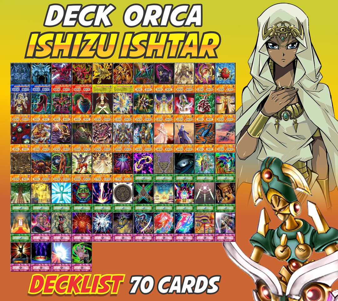 Ishizu Ishtar 70 cards Deck Anime Orica Deckbox - Etsy Portugal