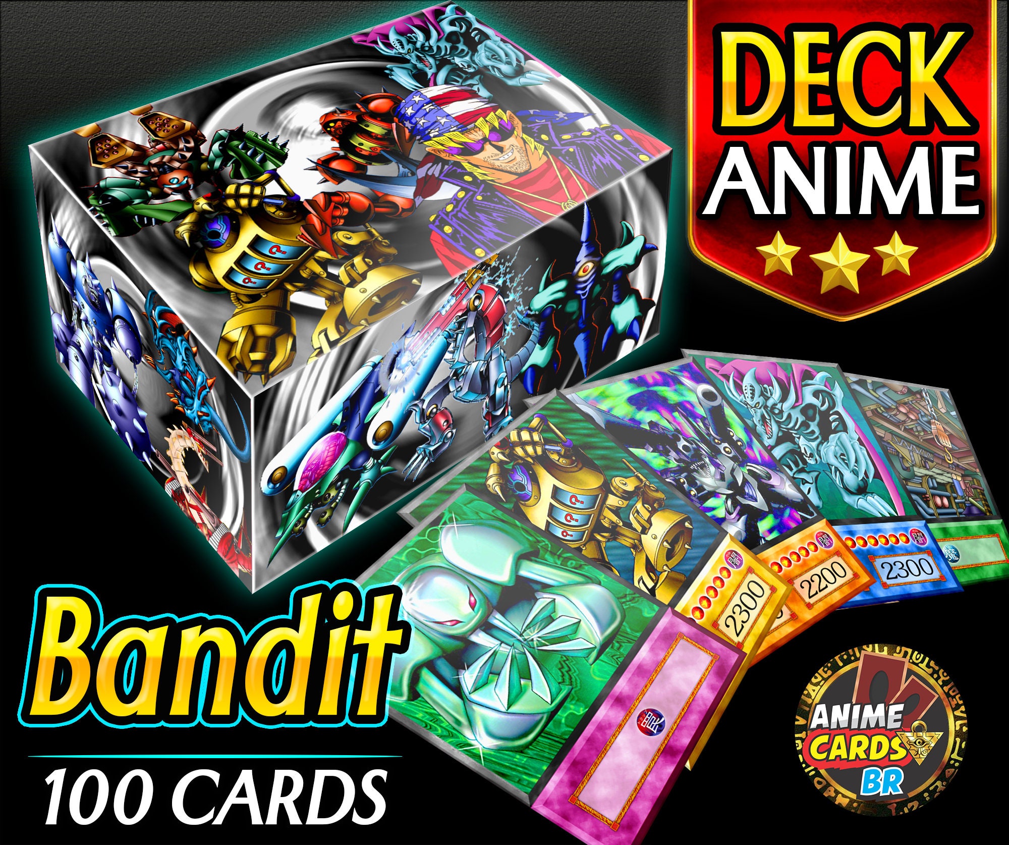 Bandit Keith 100 Cards Deck Anime Orica Deckbox Gift - Etsy