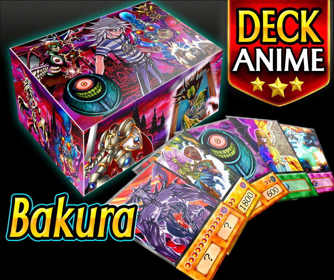Bakura Deck Anime 75 Cards - Etsy
