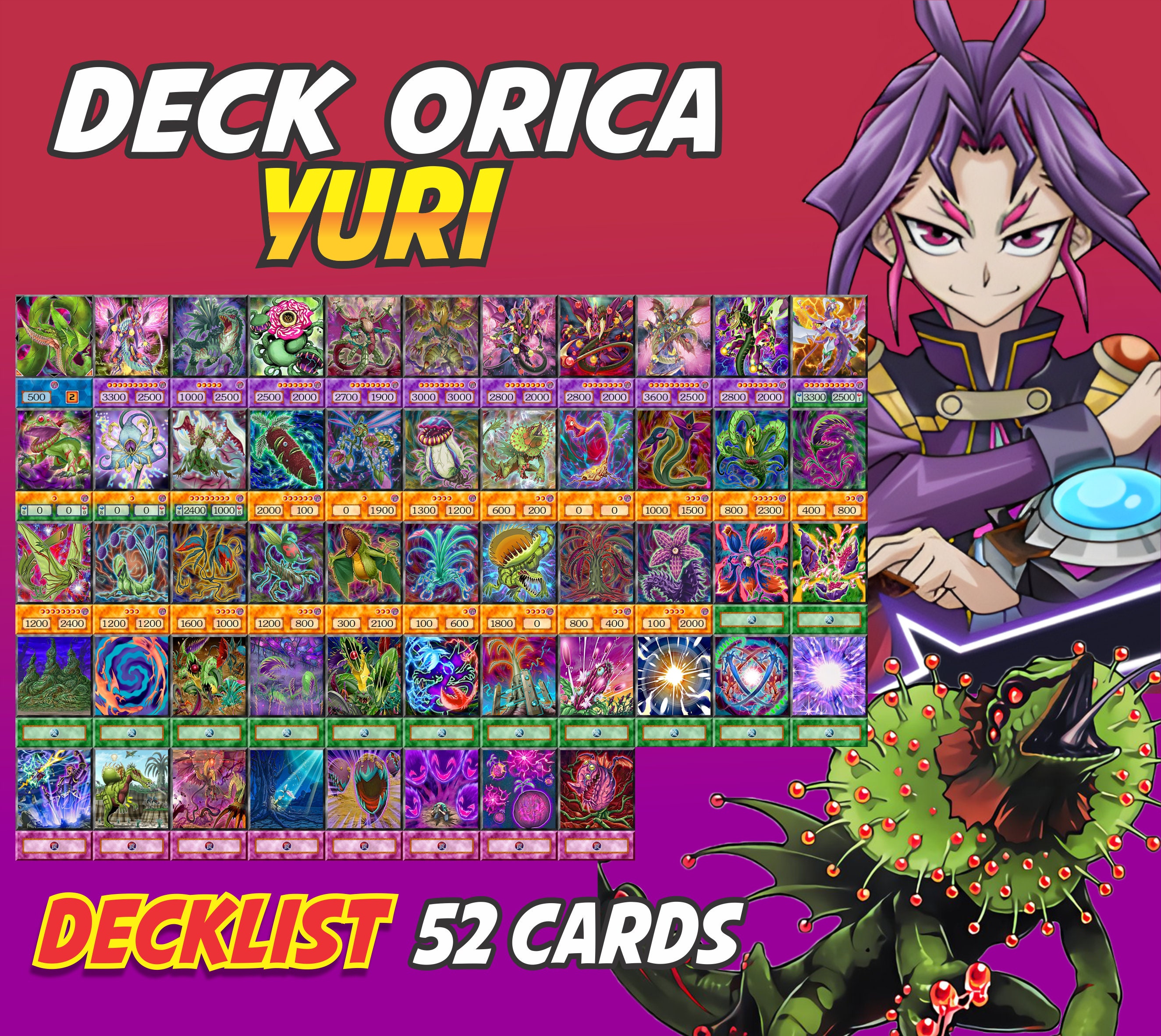 Decks Arc-v: Yuya Sakaki, Declan Akaba, Yuto, Sylvio Sawatari, Sora ...