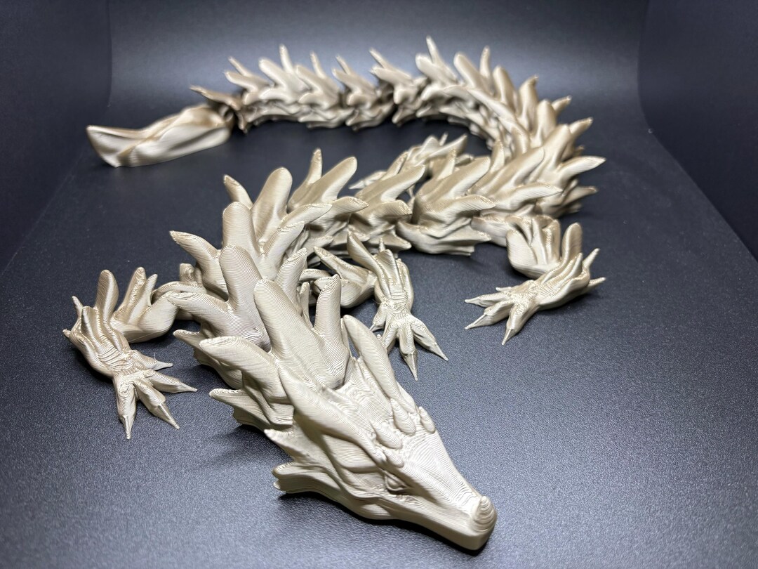 Giant Articulated Dragon Toy | Large Crystal Dragon Gift for Kids - Etsy