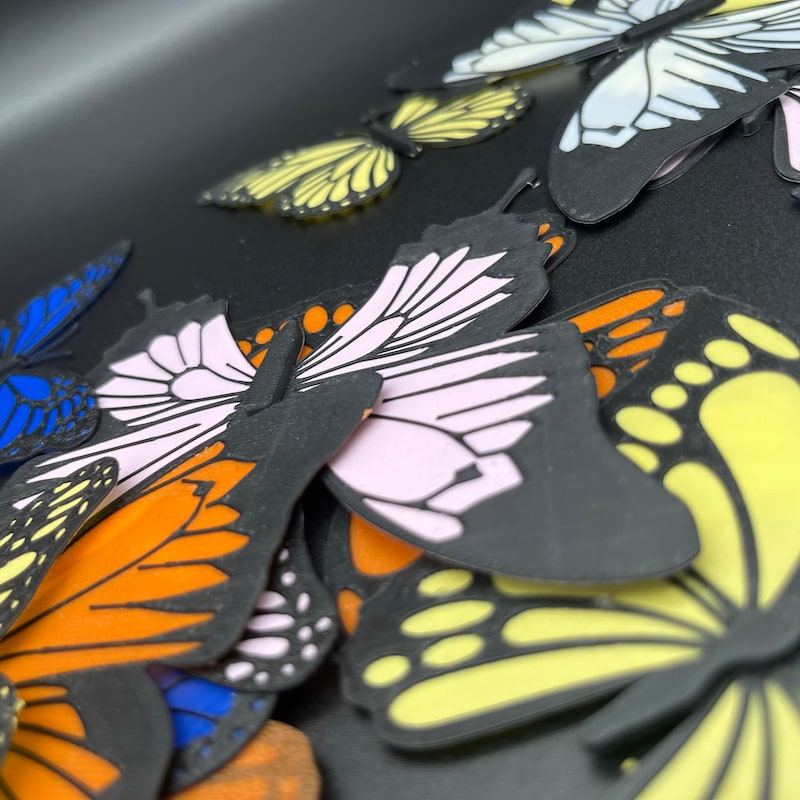 3d Wall Butterflies - Etsy