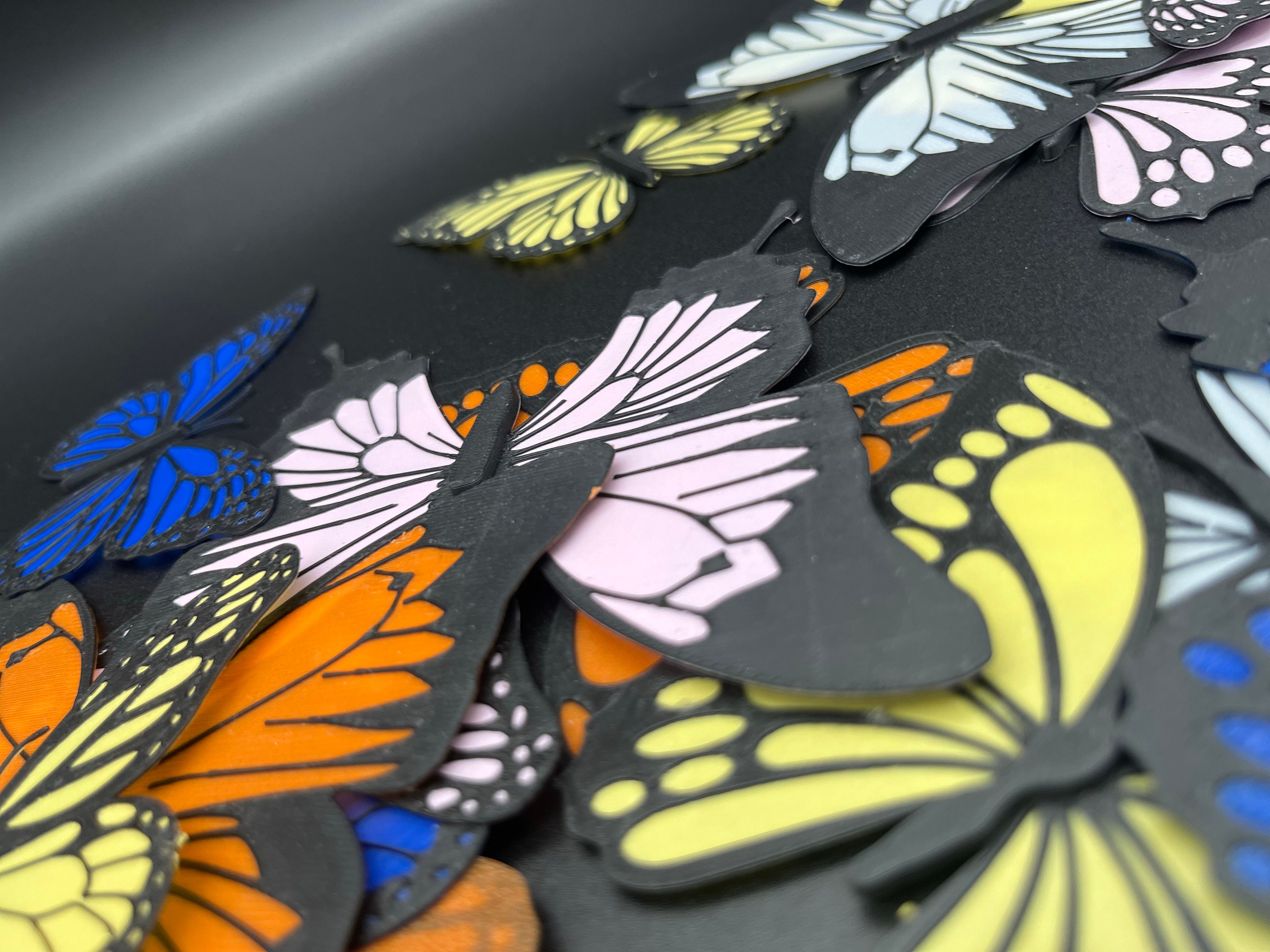 Custom 3D Printed Butterflies – Any Color Combination Available! - Etsy
