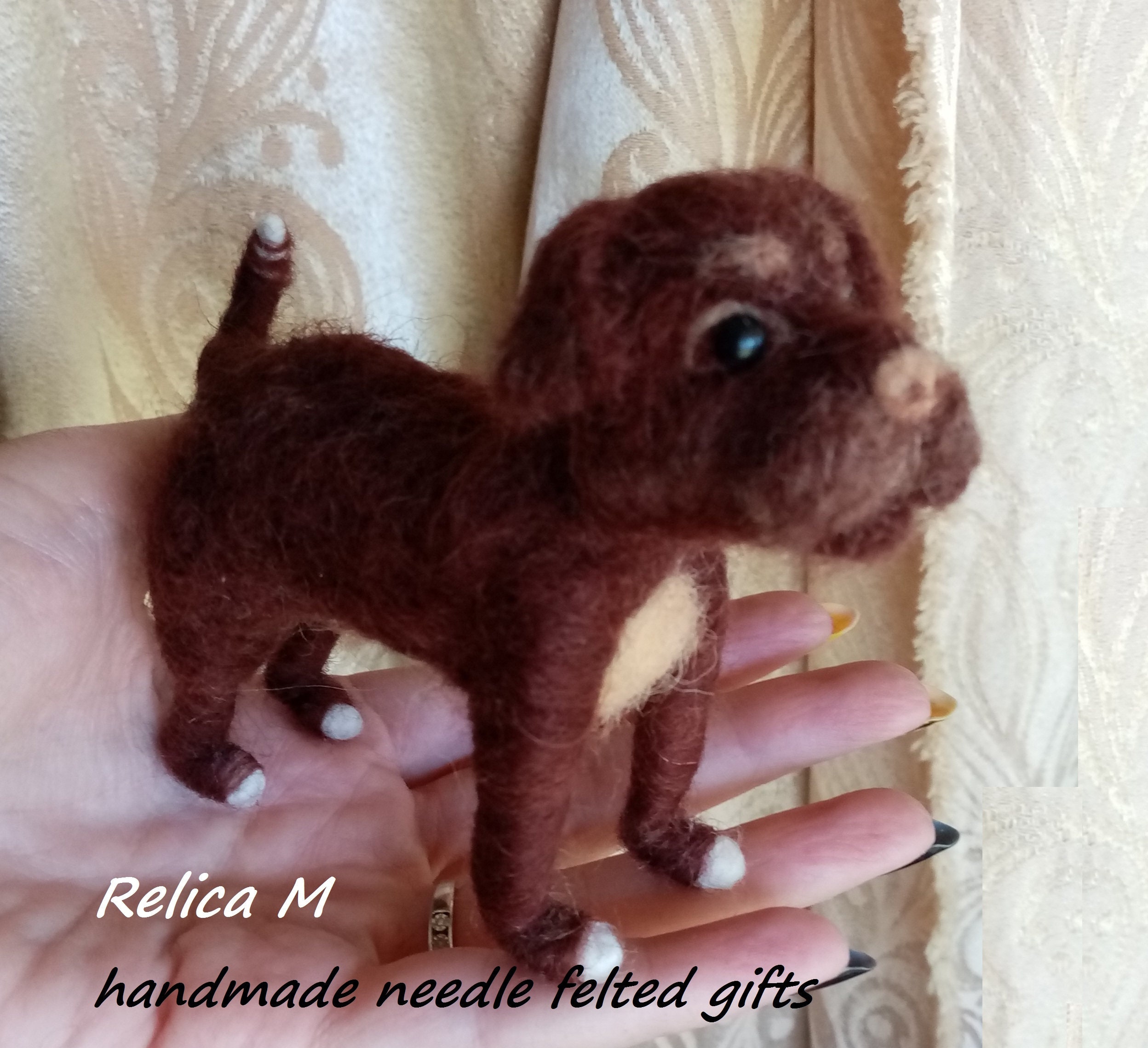 Puppy Baby Dog Needle Felted Figure Soft Sculpture - Etsy